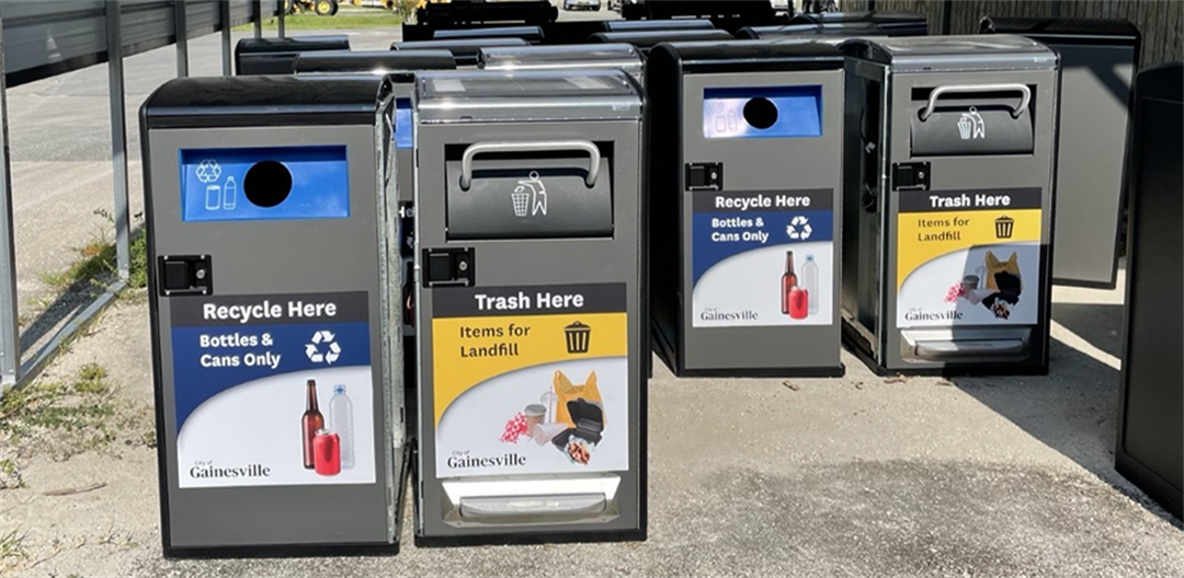 Trash and Recycle Bins Welcome to the City of Gainesville